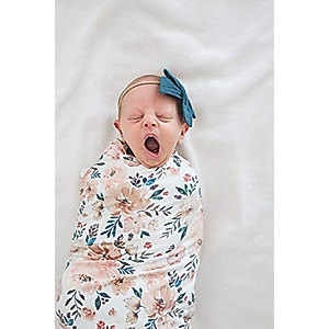 Copper Pearl Large Premium Knit Baby Swaddle Receiving Blanket Autumn