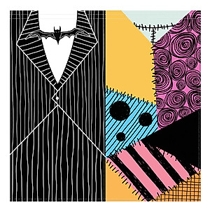 Allenjoy Halloween Nightmare Theme Window Curtain for Boy Girl Kids Baby Living Room Bedroom Nursery Toddler Home Office Party Decor Decorations Durable Fabric Machine Washable 82 in x 84 in