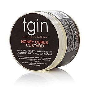 Thank God It's Natural Honey Curls Custard - 12 Oz - For Natural, Dry, Curly, Damaged Hair