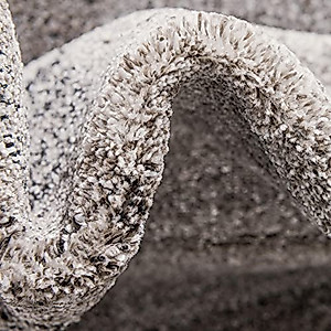 Rugs.com Angelica Collection Rug – 9' x 12' Light Gray Medium Rug Perfect for Living Rooms, Large Dining Rooms, Open Floorplans