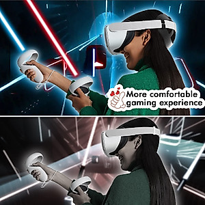 Head Back Padding for Oculus Quest 2, Gravity Pressure Balance Cushion Comfortable Soft TPU Pad for VR Head Strap, Non-Slip Head Protector VR Accessories