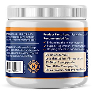 Honest Paws Dog Digestive and Immunity Booster – Turkey Tail Mushroom Blend - Shiitake, Reishi, Maitake Mushroom Extract Formula - No Filler, No Additives - (1.05 oz)