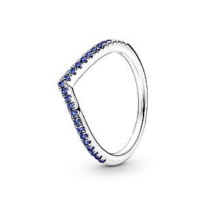 Anillo Pandora Timeless 196316C02-56 deseo azul