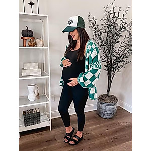 Bhome Maternity Jumpsuits Sleeveless Romper Pregnant Bodysuit One-piece Leggings Activewear Black L