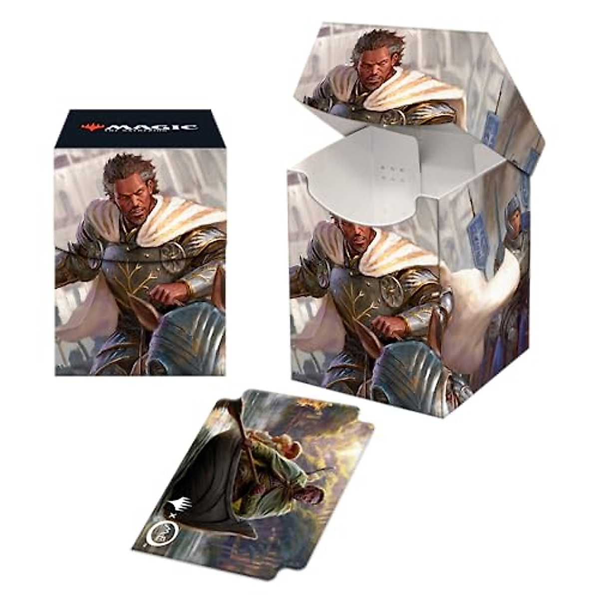 Ultra Pro - The Lord of the Rings: Tales of Middle-earth (100+ Standard Size Card Deck Box - Ft. Aragorn) for Magic: The Gathering - Store & Protect 100+ Collectible Cards, Gaming Cards for MTG & DND