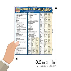 Medical Terminology: The Basics QuickStudy Laminated Reference Guide (QuickStudy Academic)