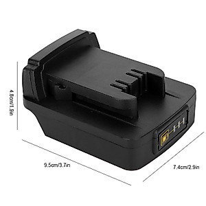 Fafeicy Battery Adapter, Electric Drill Accessory Built‑in PCBA for Makita 18V to for, with Exquisite Craftsmanship, Light and Practical, for Makita 18V Lithium Ion