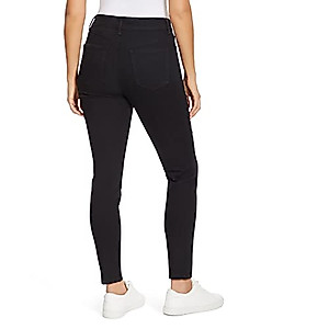 Bandolino Women's Mandie Figure Flattering High Rise Skinny Jean, Saturated Black