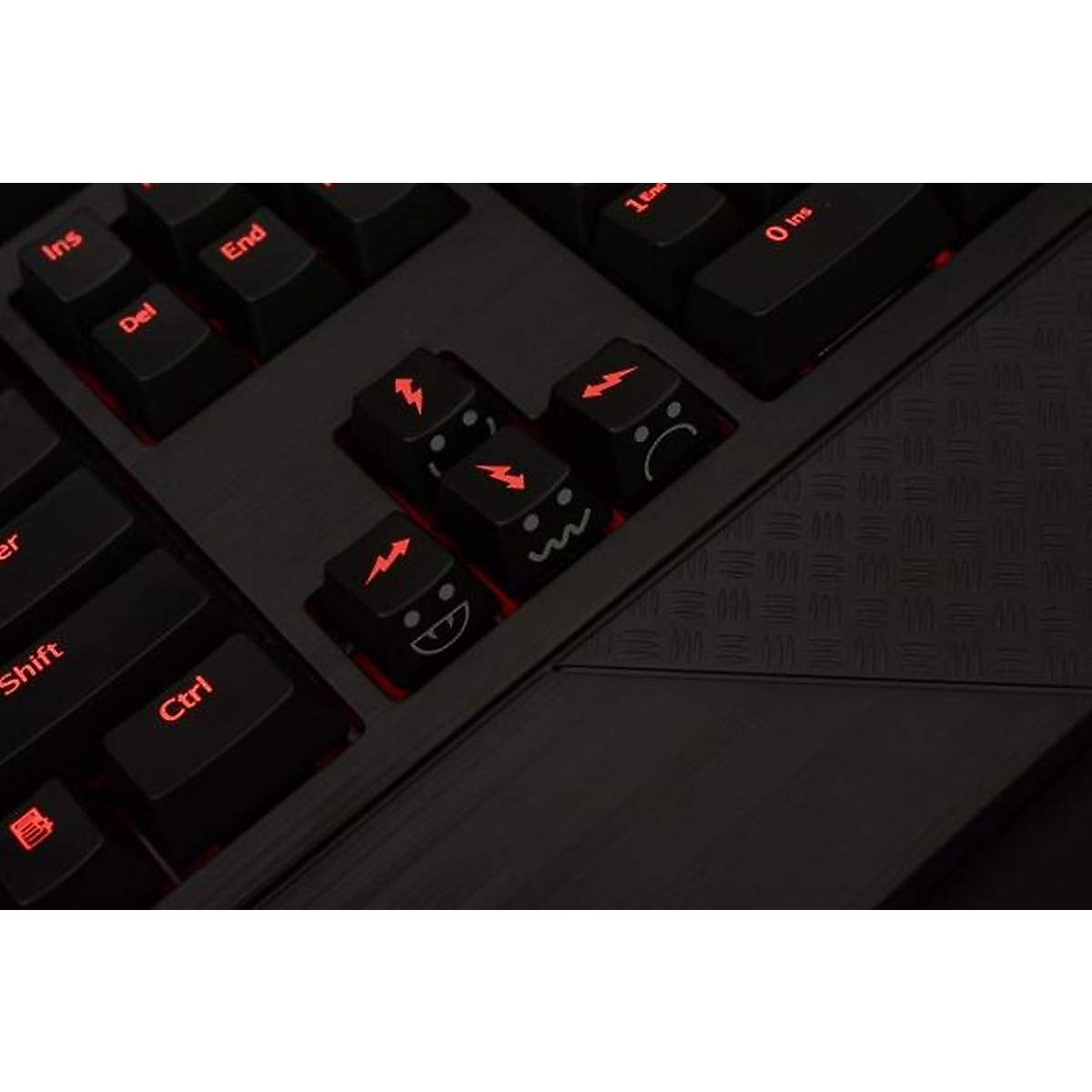 Replacement WASD Arrow Keycaps UV Coating Backlit Double Shot Keycap OEM Profile for Cherry MX Switch Gaming Mechanical Keyboard (8 Keys WASD+Arrow)