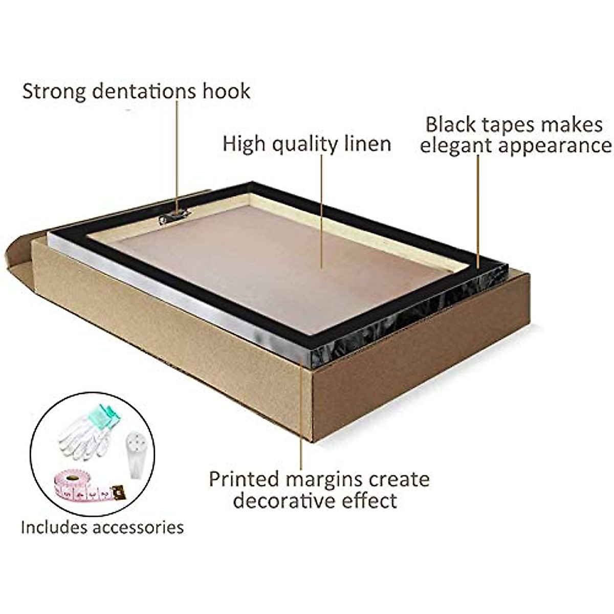 KEJPU Canvas Wall Art Cardinal Canvas As I Sit In Heaven Have Is Truly Beautiful Artwork for Living Room Office Decor Framed Ready to Hang 12''x18'