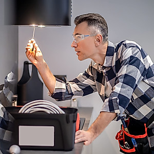 JORESTECH Eyewear Protective Safety Glasses, Polycarbonate Impact Resistant Lens Pack of 12 (Clear)