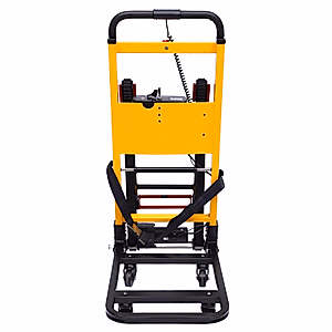 Electric Folding Stair Climber Hand Truck,330Lb Heavy Duty Pallet Truck Dolly,Electric Dolly Platform Cart Trolley for Luggage Warehouse Moving,130 W 3 Adjustable Speeds