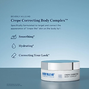 Beverly Hills MD Crepe Correcting Body Complex- Reduce Wrinkles & Smooth Skin- Full Body Anti-Aging Cream for Firming and Hydrating- Correct Thinning Skin on Chest, Arms, Legs, Stomach w/Niacinamide