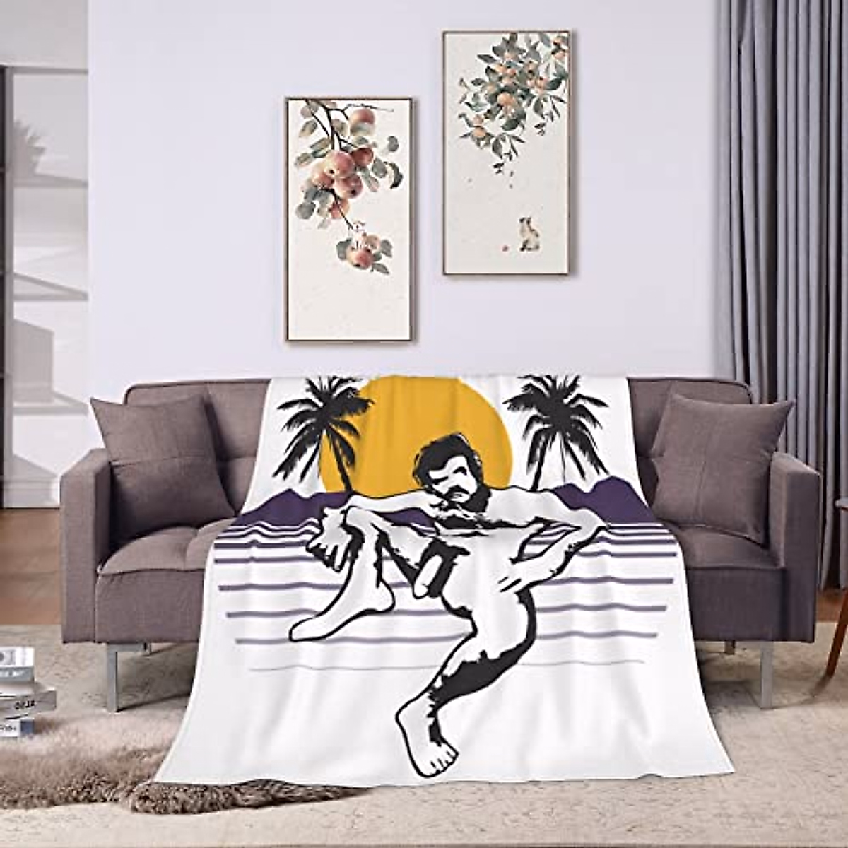 Tom Selleck Blanket Ultra-Soft Micro Fleece Blanket Warm Cozy Plush Bed Blanket Lightweight Sofa Throw Blanket