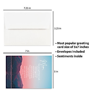 Christian Mom Appreciation, Birthday, Merry Christmas, Get Well. Mother's Day Card for Mom Card Christian Card, Christian Gift for Mother, Mom Card (Single Card)