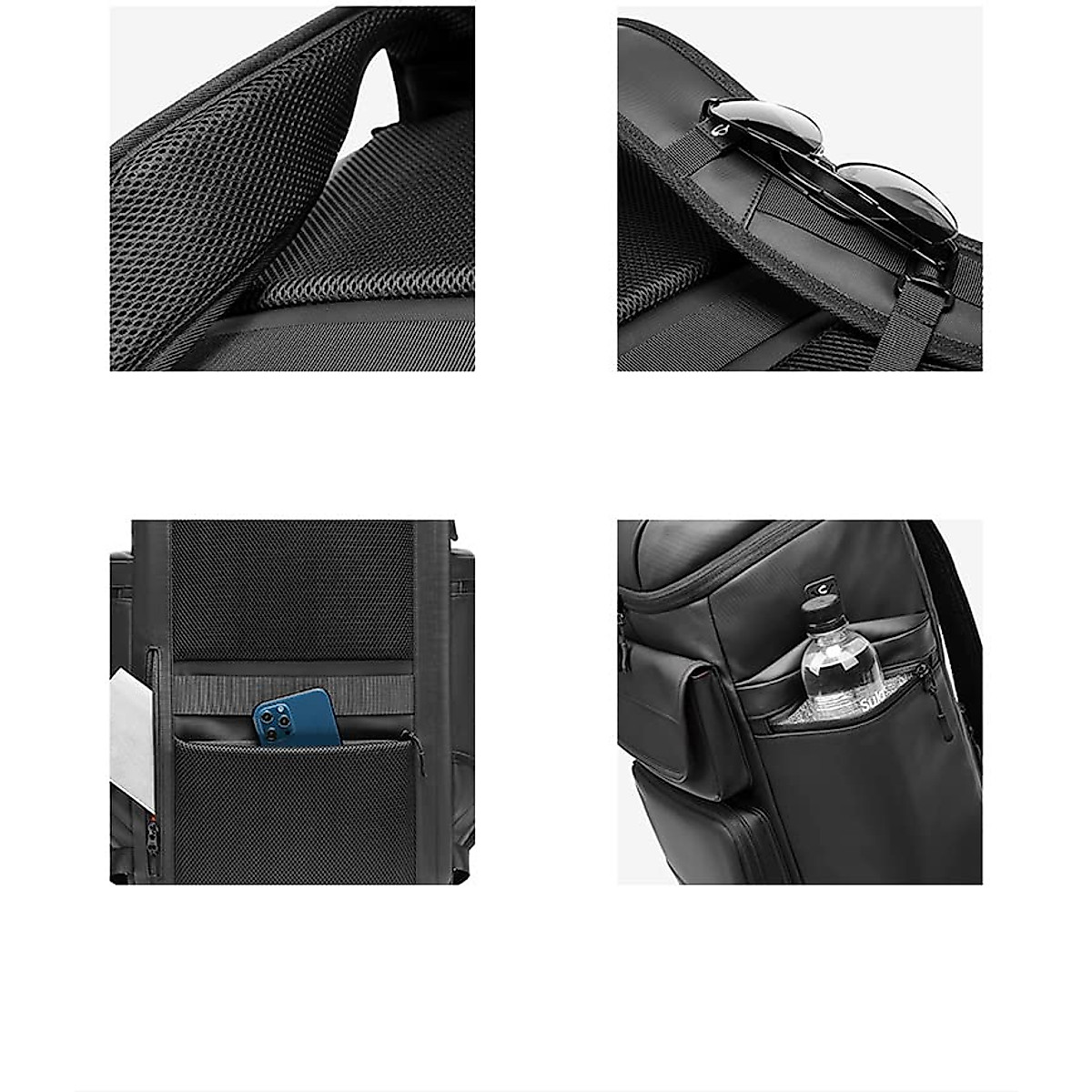 NC Men large capacity travel backpack ,50L waterproof hiking trekking Backpack With separate shoe bag ,17 inch Business Laptop Backpack