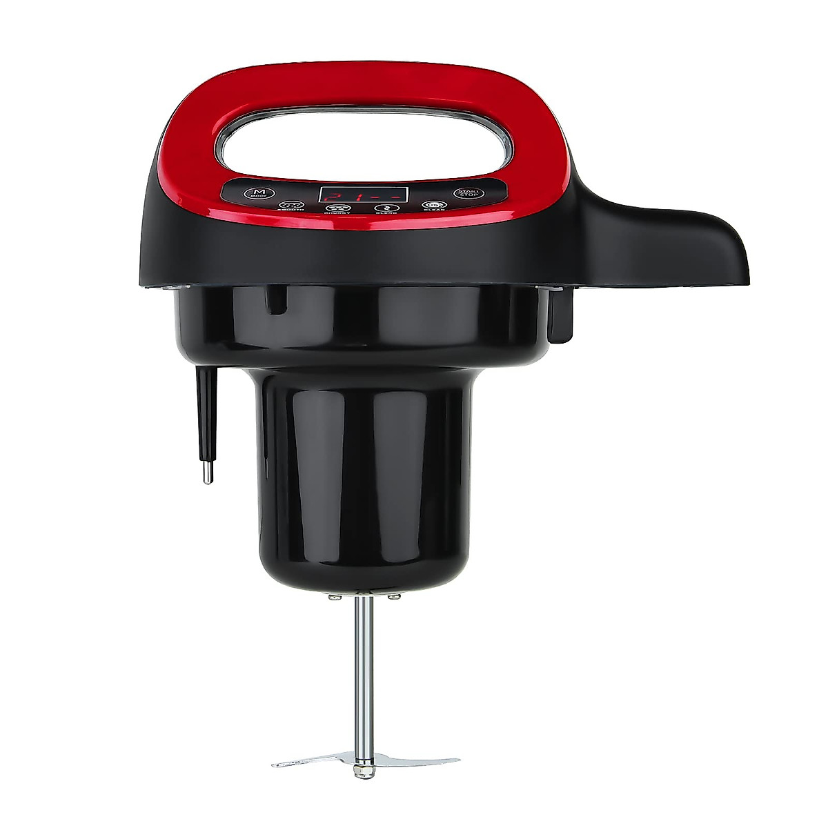 Potlimepan Soup Maker 1.6 L, 6 in 1 Multi-Funcation Soup and Smoothie Maker with Smart Control Panel, Stainless Steel Hot Soup Maker Electric, Makes 2-5 Servings Smart Living for Home Use Red