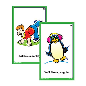 Super Duper Publications | Move Your Body Fun Deck | Occupational Therapy Flash Cards | Educational Learning Materials for Children