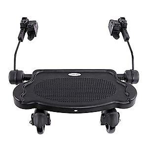 Acorn Baby Universal Stroller Board - 17.2 x 7 x 1.5in Black Quick Snap On and Off Attachable Stroller Standing Board