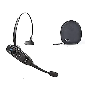 BlueParrott C400-XT (204151) Noise Cancelling Wireless Bluetooth Headset w/ iSave Protective Carrying Case with 24 Hours of Talk time
