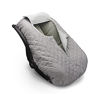 Travel Bug Winter Car Seat Cover - Heather Grey