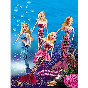 BETTINA Mermaids Princess Doll with Little Mermaid Doll & Seahorse Play Set | Mermaid Gifts for Girls|Mermaid Toys for 3 to 7 Year Olds