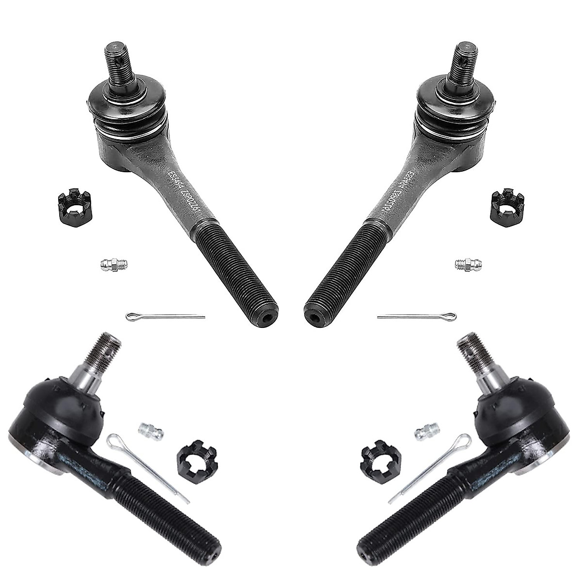 Detroit Axle - Front 16pc Suspension Kit for 95-97 Mercury Grand Marquis Ford Crown Victoria Lincoln Town Car Ball Joints Tie Rods Idler Pitman Arm Adjusting Sleeve Replacement Front Rear Sway Bars