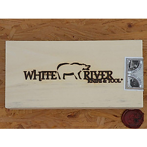 White River M1 Caper, Canvas Black/Olive Micarta