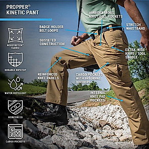 Propper Men's Kinetic Tactical Pant, Sheriff's Brown, 38w x 32l