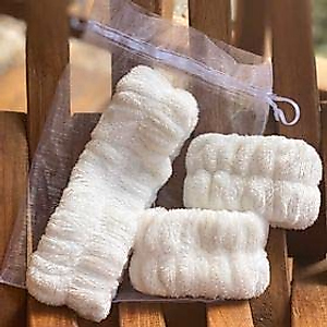 ZaneGear 3 Piece - Original USA Spa Headband and Wrist Washband Face Wash Set - Reusable - Prevent Liquids from Spilling Down Your Arms -Birthday/Bridal Party/Skincare/Any Occasion Gift