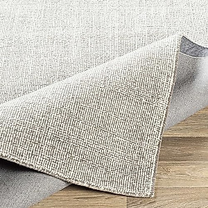 Mark&Day Area Rugs, 8x10 Giles Modern Medium Gray Area Rug, Grey Cream Carpet for Living Room, Bedroom or Kitchen (8' x 10')