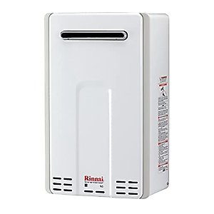 Rinnai V65eP Non-Condensing Propane Tankless Water Heater, Outdoor Installation, Up to 6.5 GPM