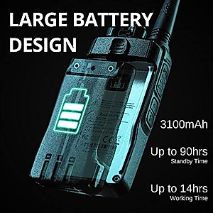 Radioddity GD-AT10G DMR Handheld Ham Radio 10W Digital Analog Long Range (UHF Only) with GPS APRS, 3100mAh Rechargeable Battery, Work with Hotspot