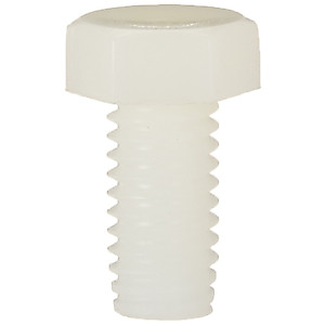 Hard-to-Find Fastener 014973168353 Nylon Hex Bolts, 3/8-16 x 3/4, Piece-8