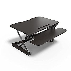 Staples 2452742 Sit to Stand Adjustable Desk Riser 35-Inch