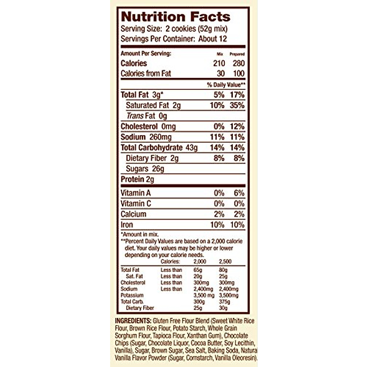 Bob's Red Mill Gluten Free Chocolate Chip Cookie Mix, 22 Oz (4 Pack)