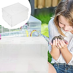 Mipcase Pet Playpen Chinchilla Cage Hamster Supplies Acrylic Small Animal Gerbil House Rabbit cage Bunny Habitat Acrylic Hamster cage Chinchilla Cage Hamster Supplies Chinchilla Cage