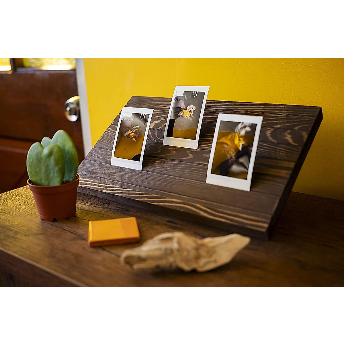 Yuson Products Natural Wood Earring Display Stands For Shows Earring Holders For Selling Portable Earring Display Polaroid Display Multiple Business Card Holder Display Girly Business Card Holder Desk