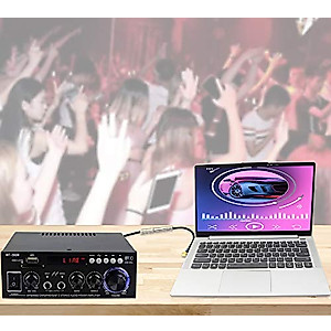 PNGKNYOCN Right Angle 3.5mm (1/8 inch) Male to 6.35mm (1/4 inch) Female Stereo Audio Adapter Connector Gold Plated for Audio Cable Extension and Conversion.