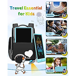 FLUESTON LCD Writing Tablet Doodle Board, Toys for 3 4 5 6 7 8 Year Old Girls Boys, Drawing Pad for Kids, 10 Inch Colorful Electronic Board Drawing Tablet Gifts for Toddler Educational Learning Travel