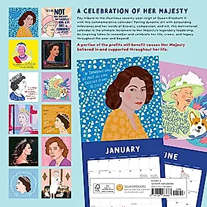 2023 The Legacy of Her Majesty Queen Elizabeth II Wall Calendar: A Yearlong Tribute to a 70-Year Reign (12-Month Art Calendar)