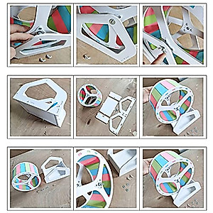 TDDGG Hamster Running Exercise Wheel Silent Runner Toy with Adjustable Stand Spinner (Color : C)