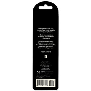 Neon Arrows Page Mates (Set of 200 Sticky Notes)