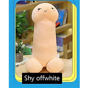 SECOLI Creative Funny Prank Pillow Shy Stuffed Toy Boyfriend Baby Doll Bed Doll Men and Women Birthday Gift(19.8inch)