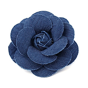 5Pcs Korea Fabric Flowers Hair Accessories Clothes Hats Dress Decoration DIY Crafts Supplies