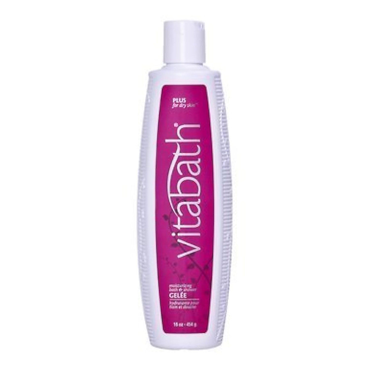Vitabath Moisturizing Bath & Shower Gelée, Plus For Dry Skin, 16-Ounces