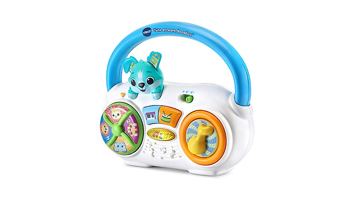VTech Tune and Learn Boombox – Fun Musical Learning Toy for Toddlers