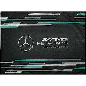 Mercedes AMG Petronas Formula One Team - Team Flag Without Pole - Multicolor - Size: 35x47 Inches