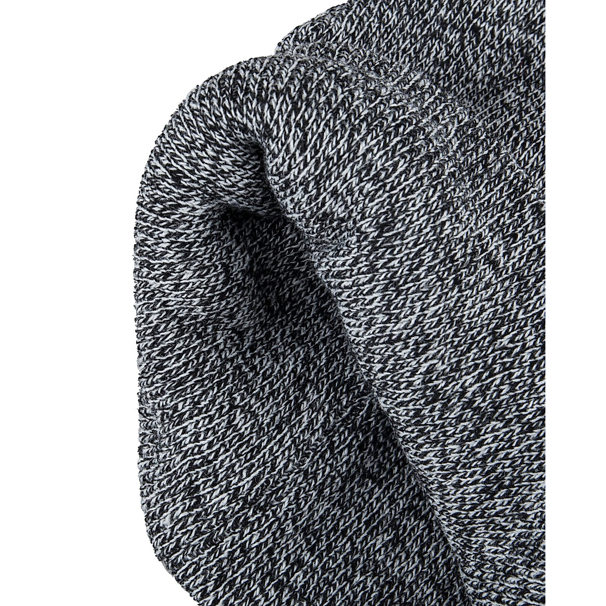 Levi's Unisex Adult All Season Comfy Leather Logo Patch Cuffed Hero Beanie Hat, Marled Grey