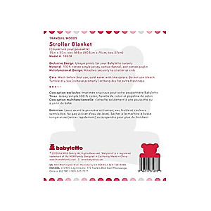 Babyletto Stroller Blanket, Tranquil Woods